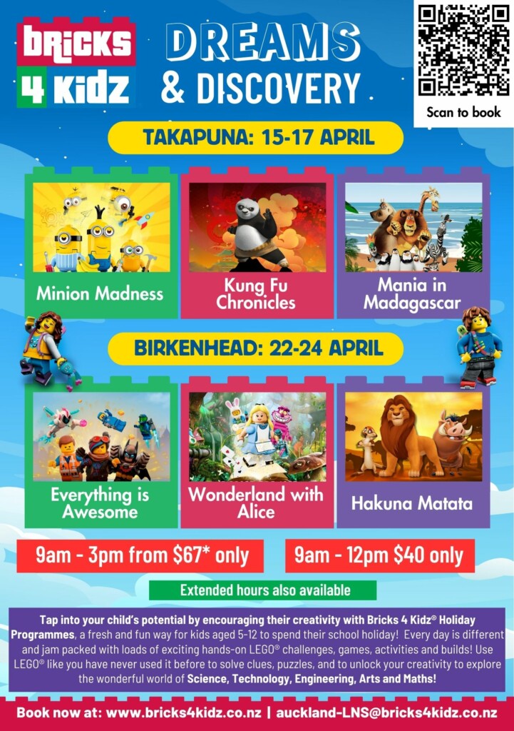 Bricks 4 Kidz – School Holidays – St Joseph's Catholic School Takapuna
