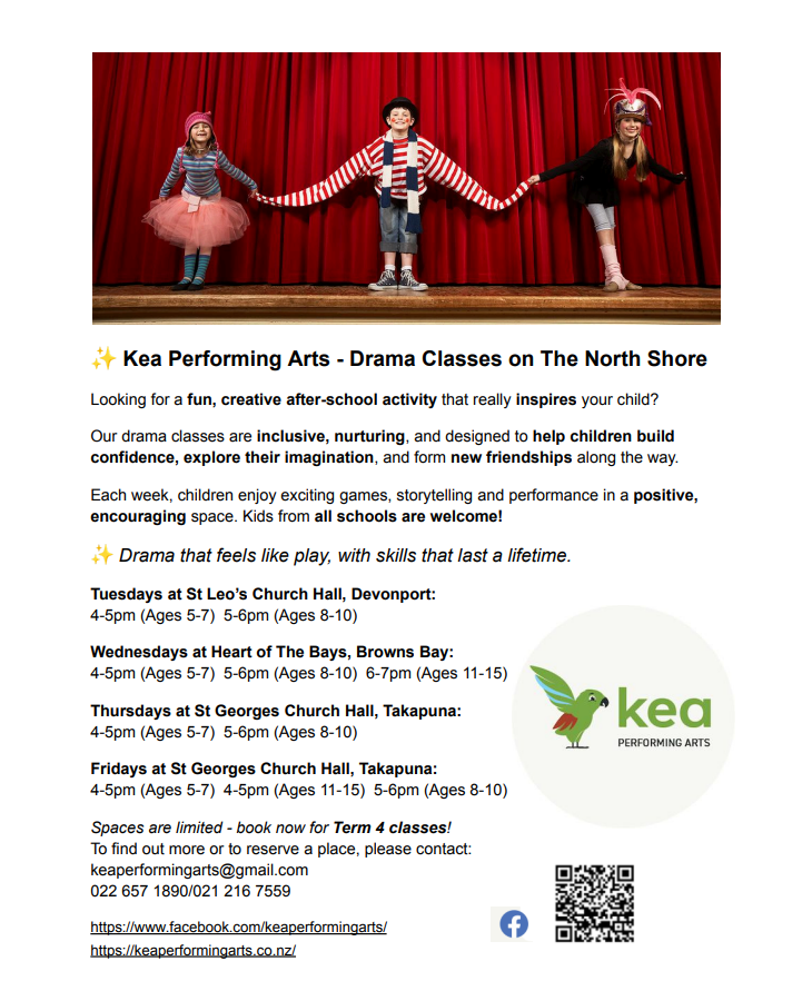 Kea Performing Arts – St Joseph's Catholic School Takapuna